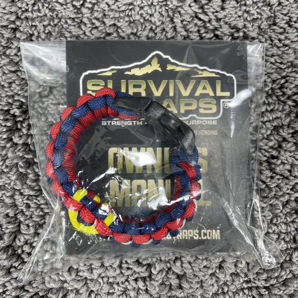 Survival Straps | Games | Survival Straps Regular Survival Bracelet Red ...
